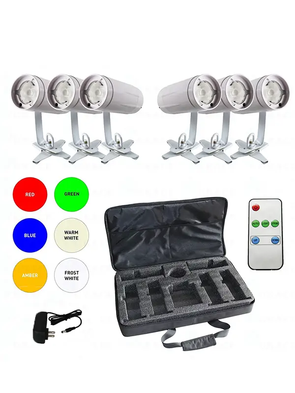 3W Battery Wireless Led Pin Spot - Grace Stage Light