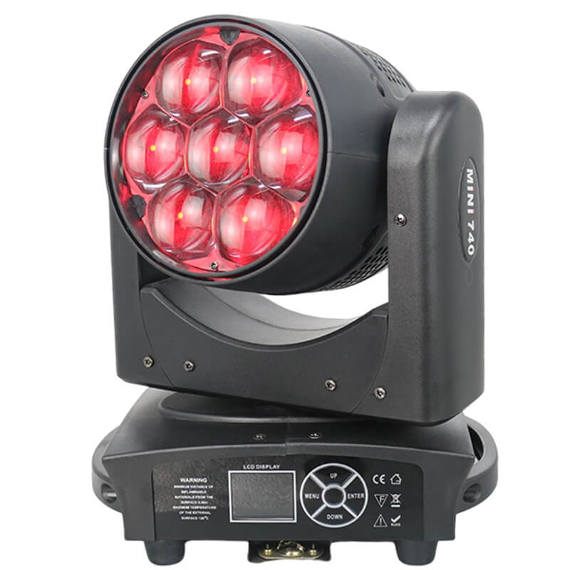 7x40W Led Zoom Moving Head Light - Grace Stage Light
