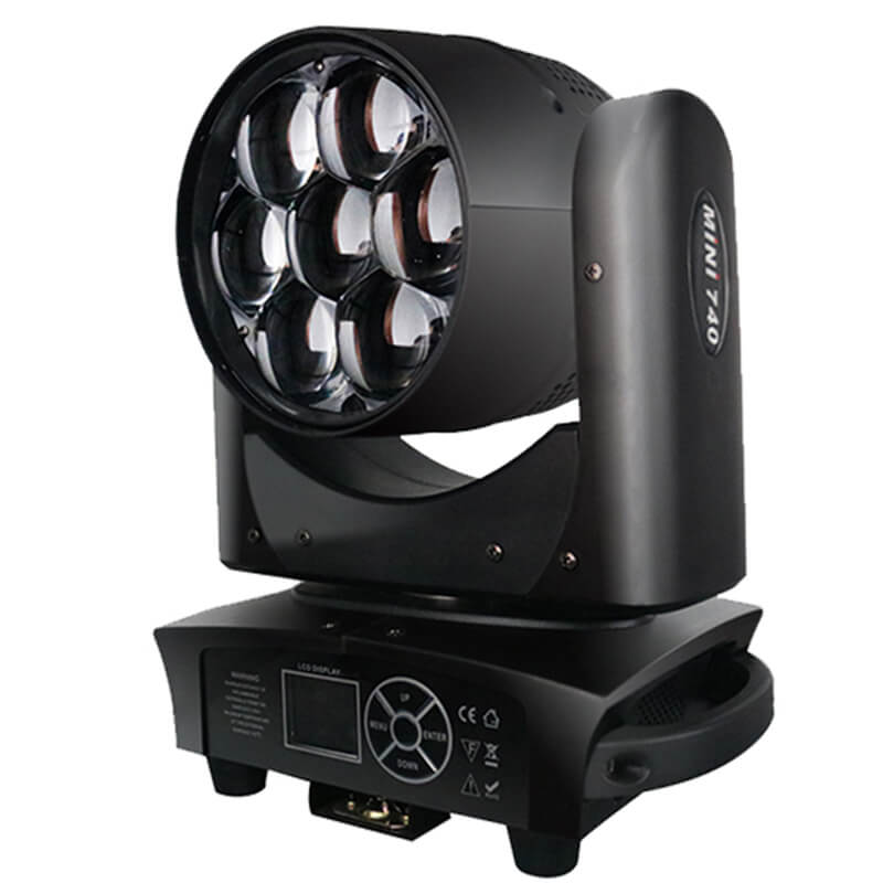 7x40W Led Zoom Moving Head Light - Grace Stage Light