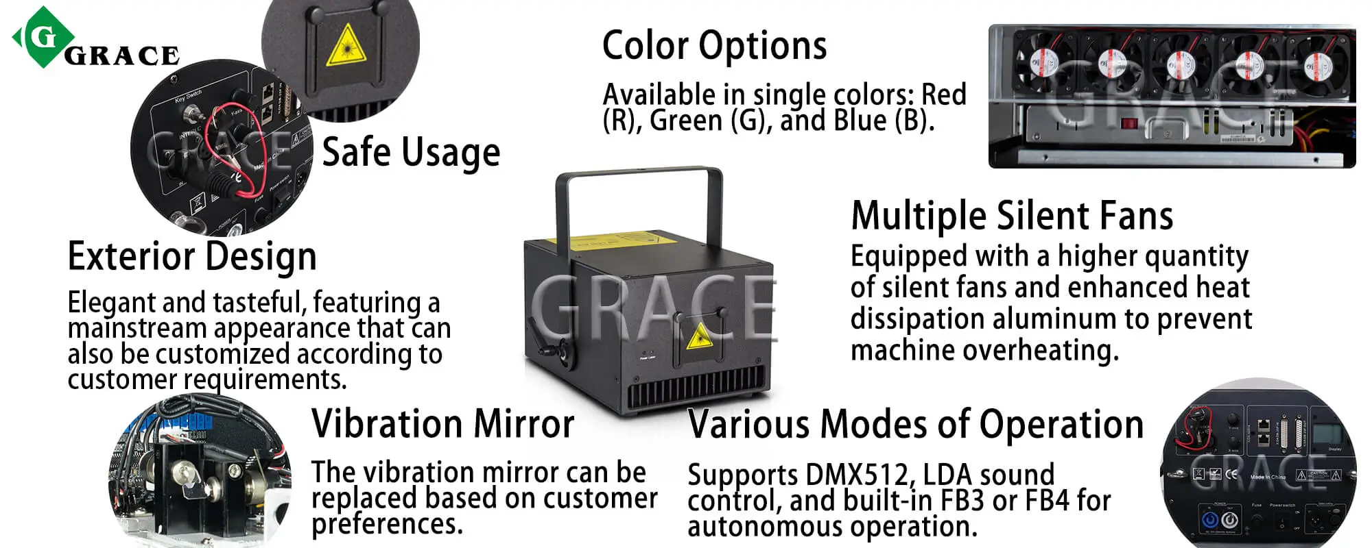 Laser Lighting - Grace Stage Light
