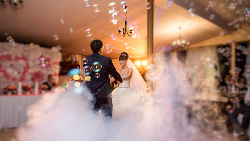 Elevate Your Wedding Experience With A Premium Wedding Bubble Machine ...