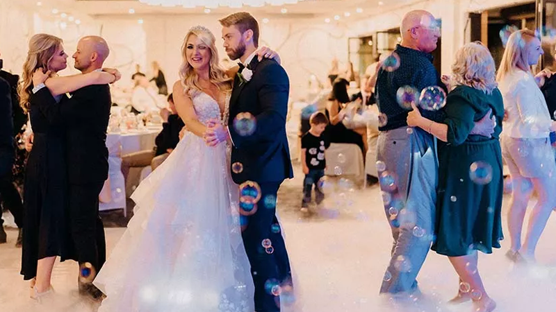 Elevate Your Wedding Experience With A Premium Wedding Bubble Machine ...