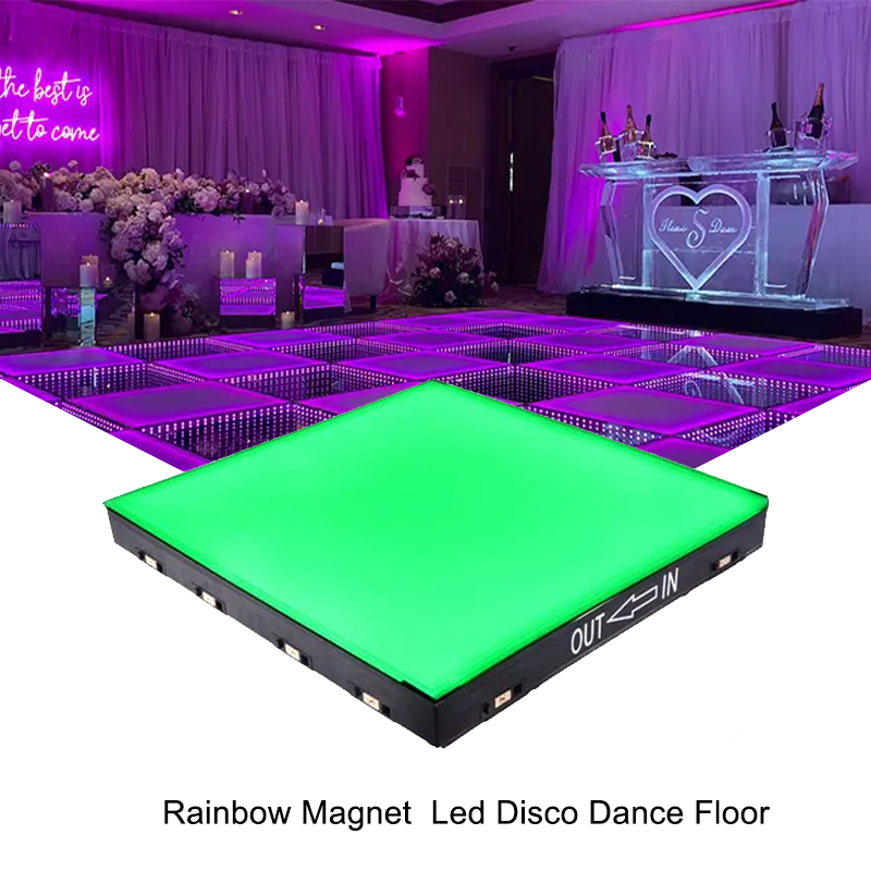 Rainbow Magnet Led Disco Dance Floor