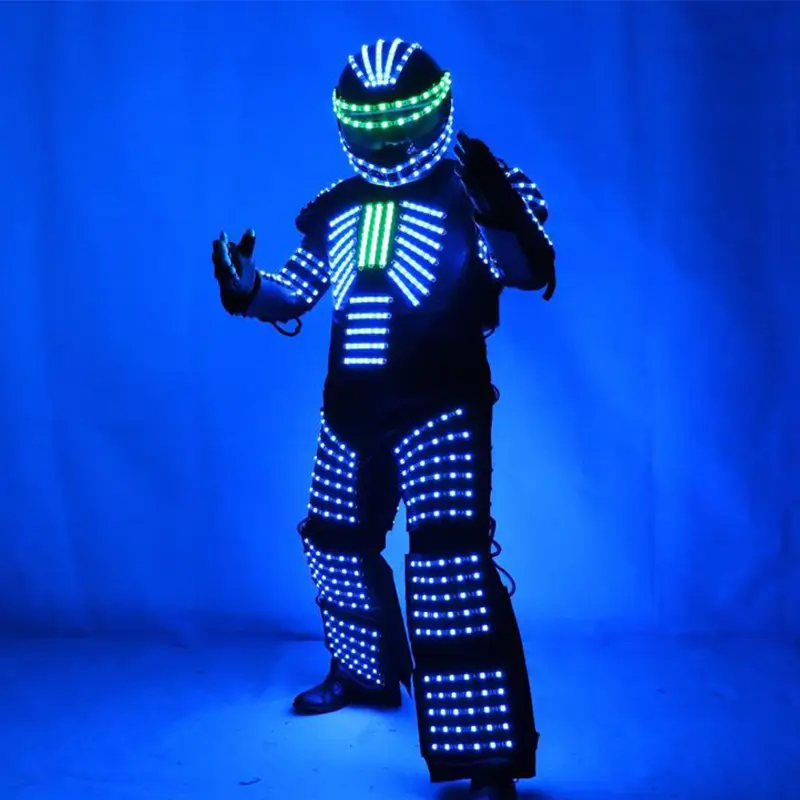 LED Clothing Luminous Clothes Stilt Robot Clothes