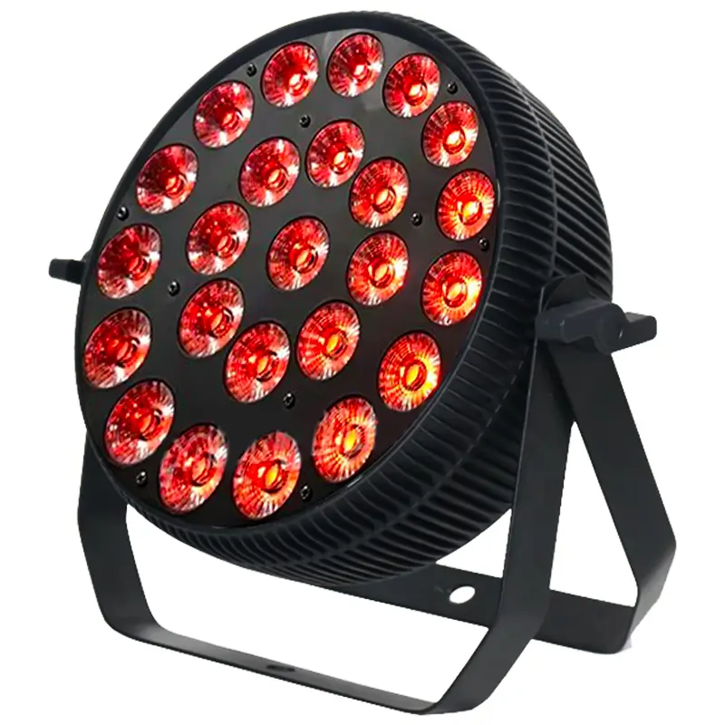 24x18w RGBWAUv 6in1 LED Par Cans