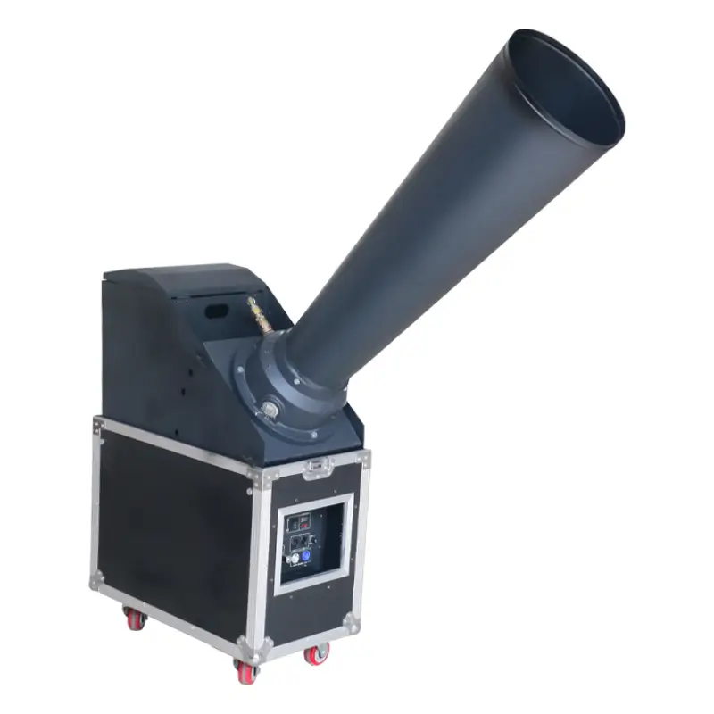 DMX Confetti Machine With Cast Aluminum Flightcase