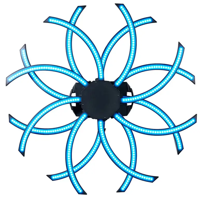 Rotating Fan Stage Flower Light