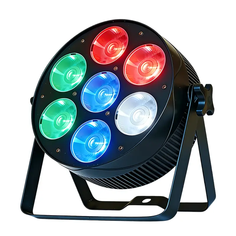 7x50W RGBW COB Par Light DMX512, 350W LED Stage Light