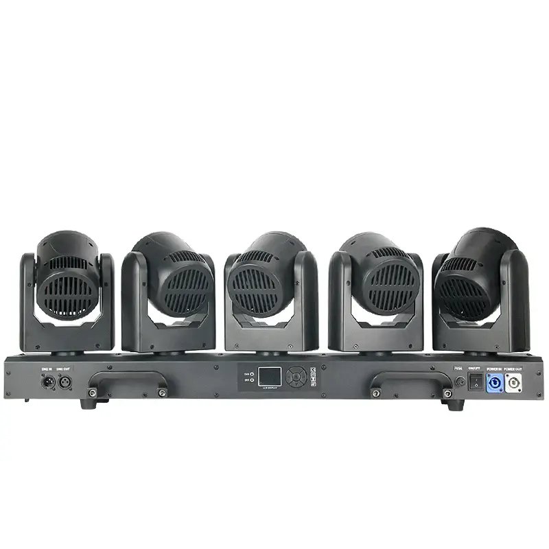 500W 5-Head LED Moving Head Light With Infinite Pan
